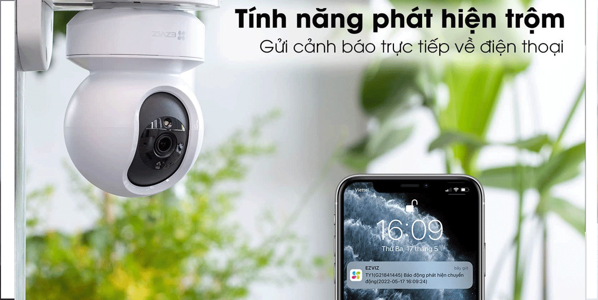 Camera TY2 Ezviz trong nhà (2.0MP) công nghệ cao, giá rẻ