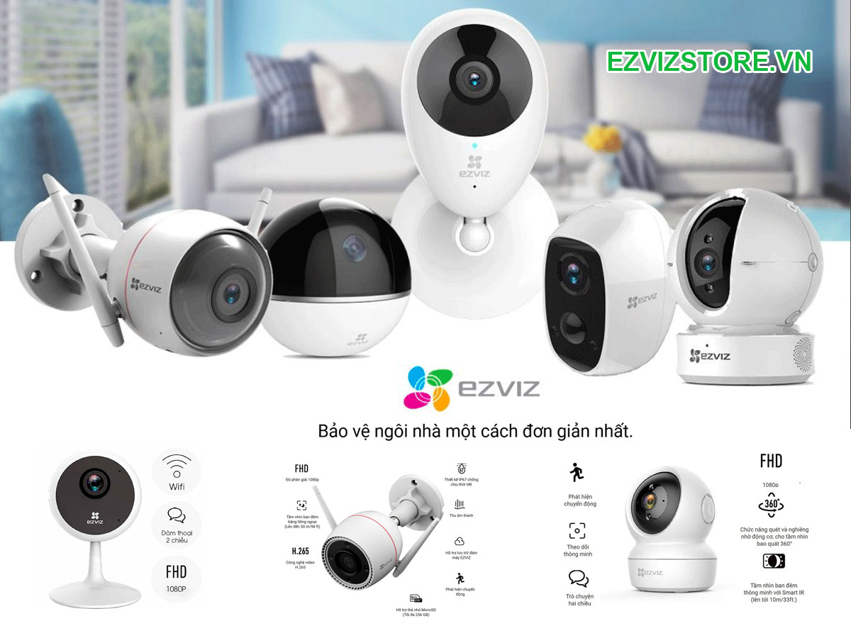 Bảng Giá Camera Ezviz Chính Hãng, Đáng Mua Nhất | Giá Rẻ 2024